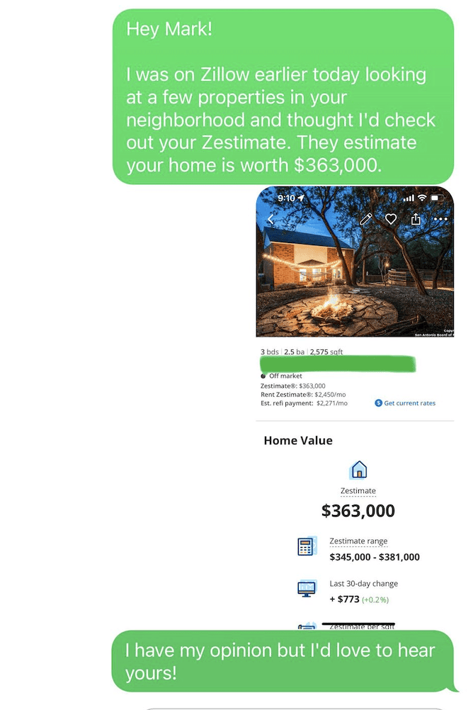 Real Estate Text Scripts for Grabbing Interest - Tom Ferry